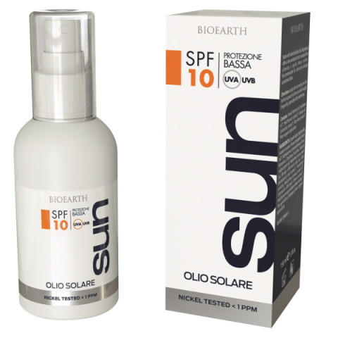Köp Bioearth Sun Protection Body Oil SPF 10 online | Hudoteket.se